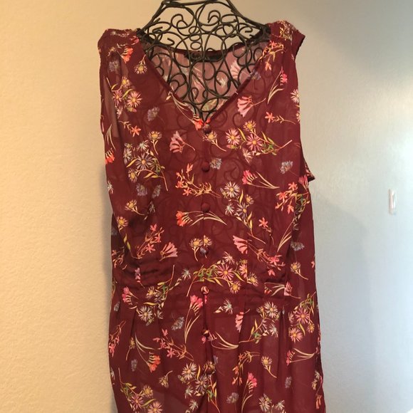 eshakti | Tops | Eshakti Custom Sleeveless Top With Camisole Xl | Poshmark